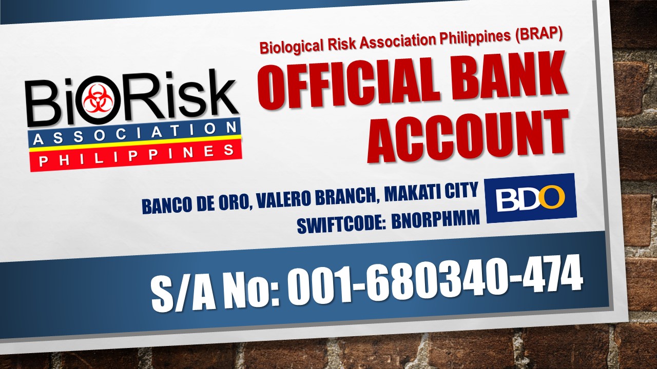 Impt. Announcement | BioRisk Association of the Philippines 2015, Inc ...