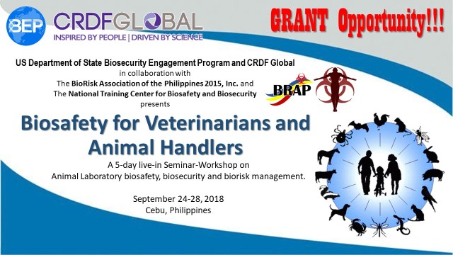 Biorisk Management Technical Training for the Veterinary sector in the ...