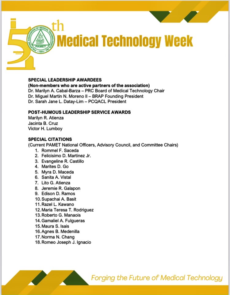 PAMET awards BRAP Officers | BioRisk Association of the Philippines ...