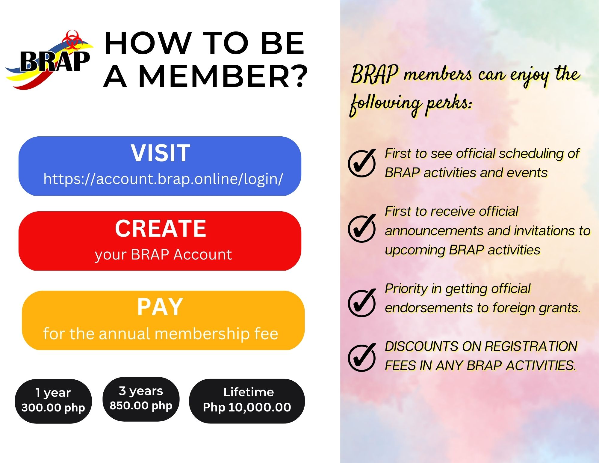Be an OFFICIAL BRAP member! | BioRisk Association of the Philippines ...