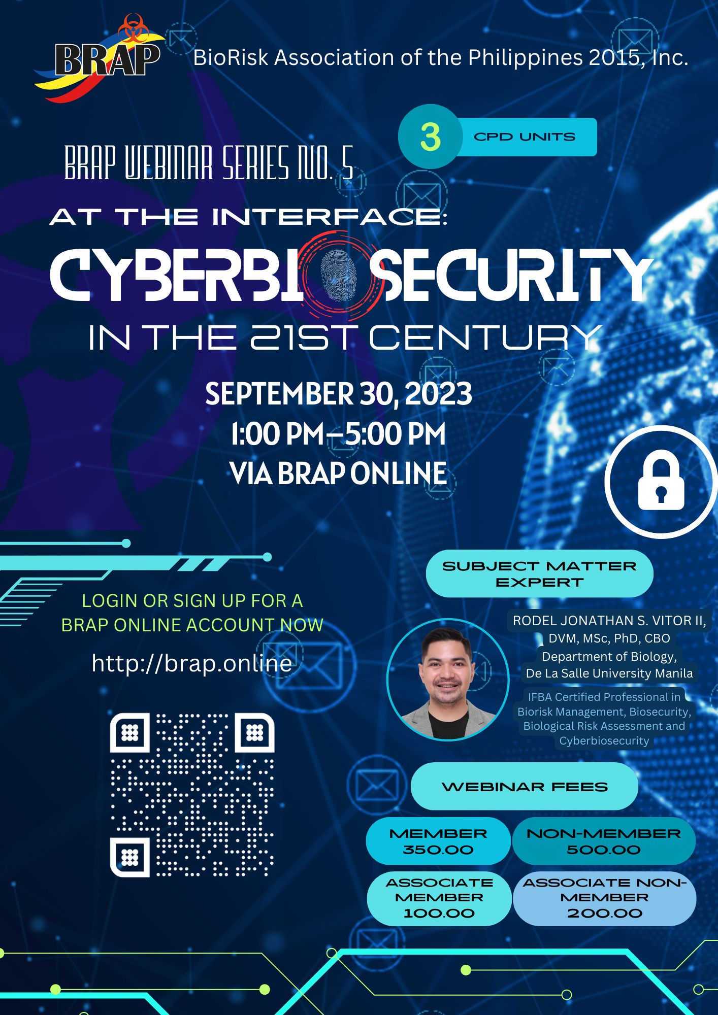 BRAP Webinar Series No. 5 | BioRisk Association of the Philippines 2015 ...