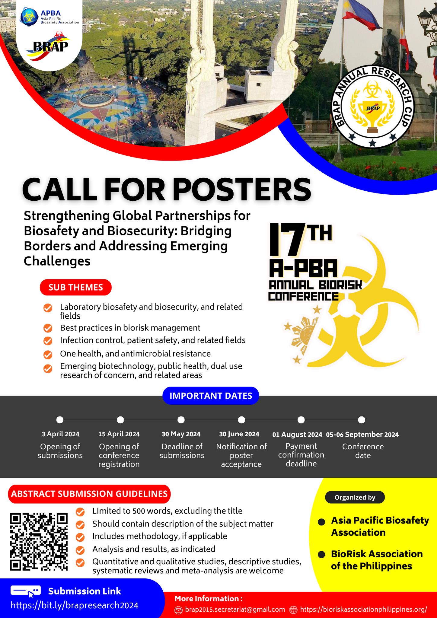 Call for Posters | BioRisk Association of the Philippines 2015, Inc ...