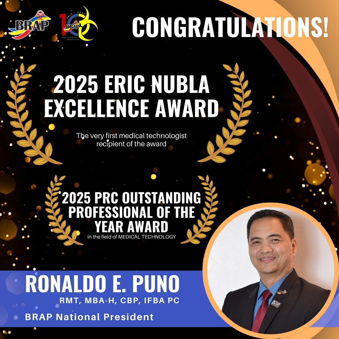 BRAP National President bags the PRC’s 2025 Eric Nubla Excellence Award ...